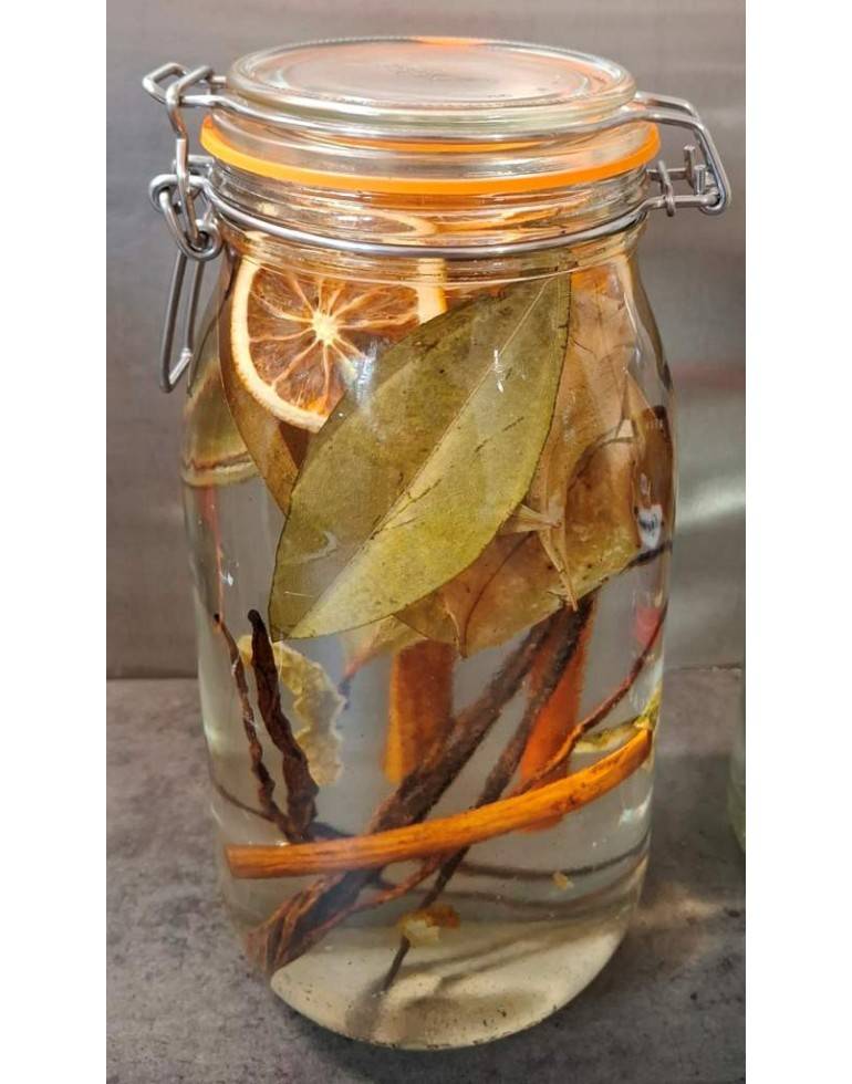 Preparation for Shrubb arranged rum