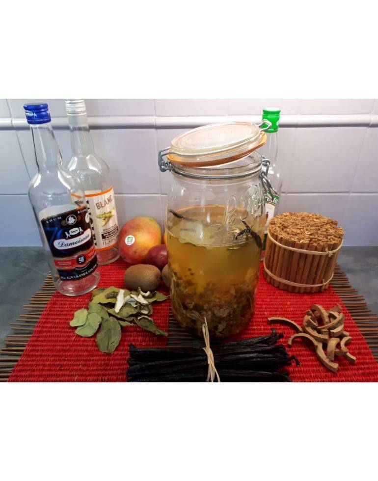 Pineapple rum preparation bag