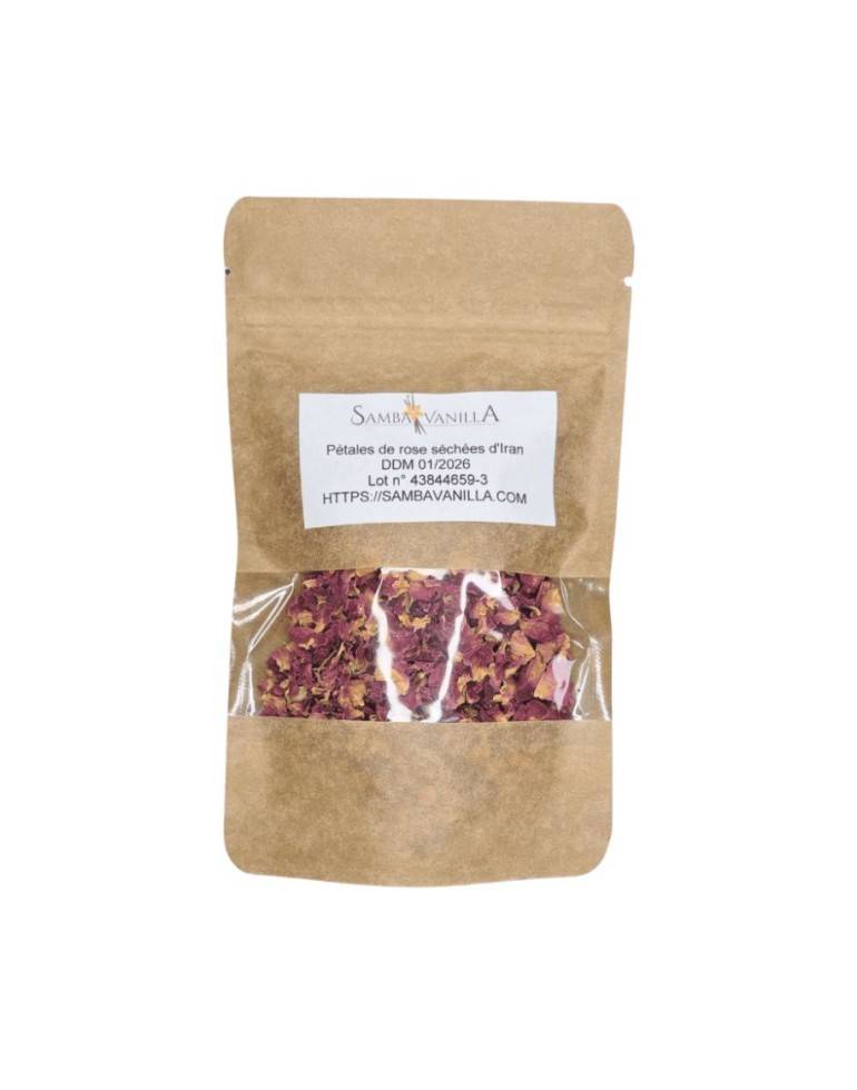 Pétales de rose séchées d'Iran | Sambavanilla
